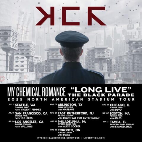 My Chemical Romance announce summer 2025 Stadium tour