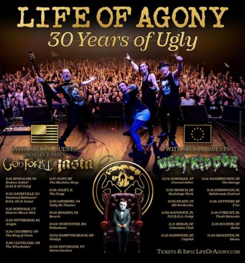 Life of Agony announce “30 Years of Ugly” tour