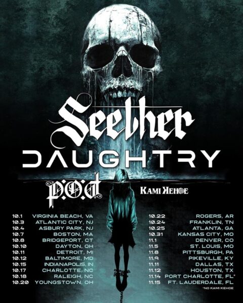 Seether and Daughtry announce Fall 2025 U.S. tour